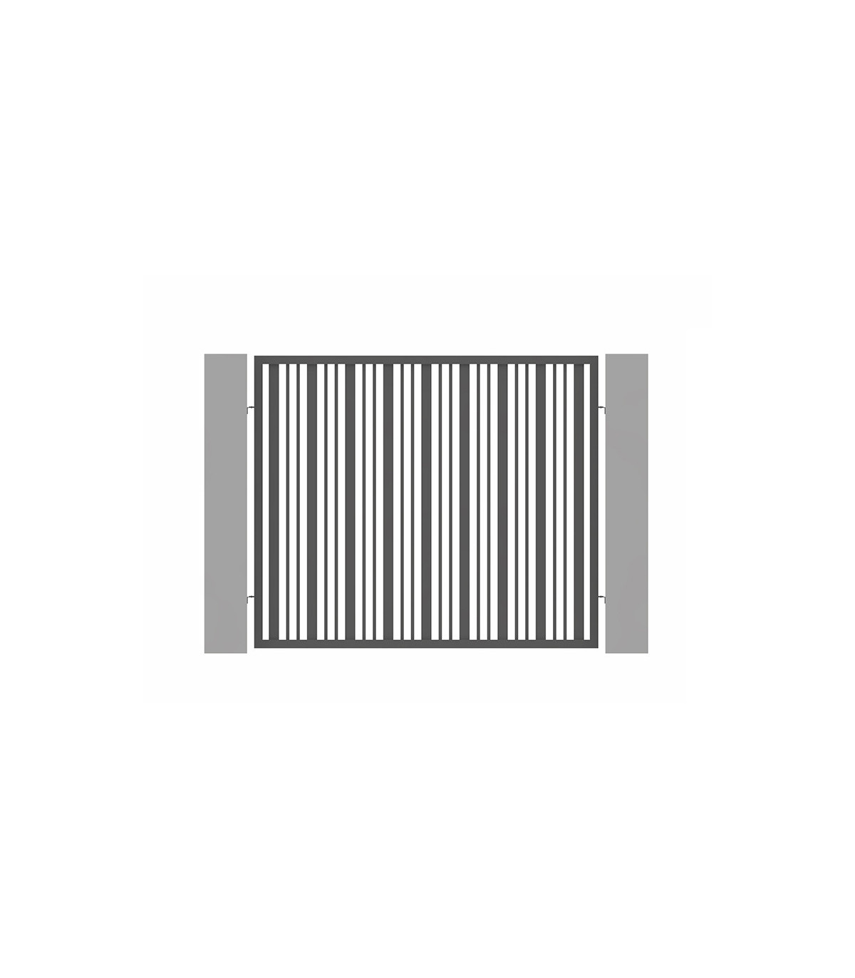 Panou de gard metalic modern M3