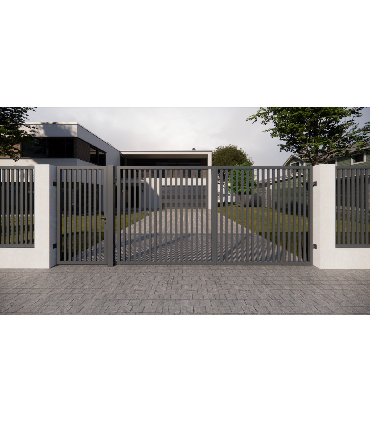 Poarta metalica moderna M1