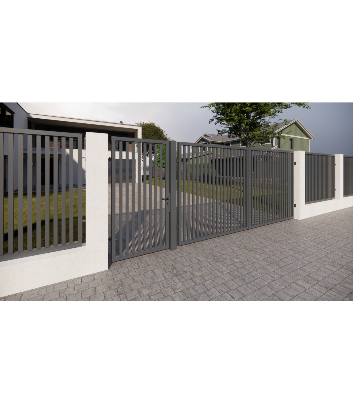 Poarta metalica moderna M1